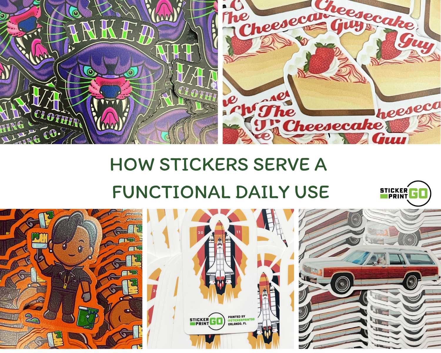 How Stickers Serve a Functional Daily Use – StickerPrintGo