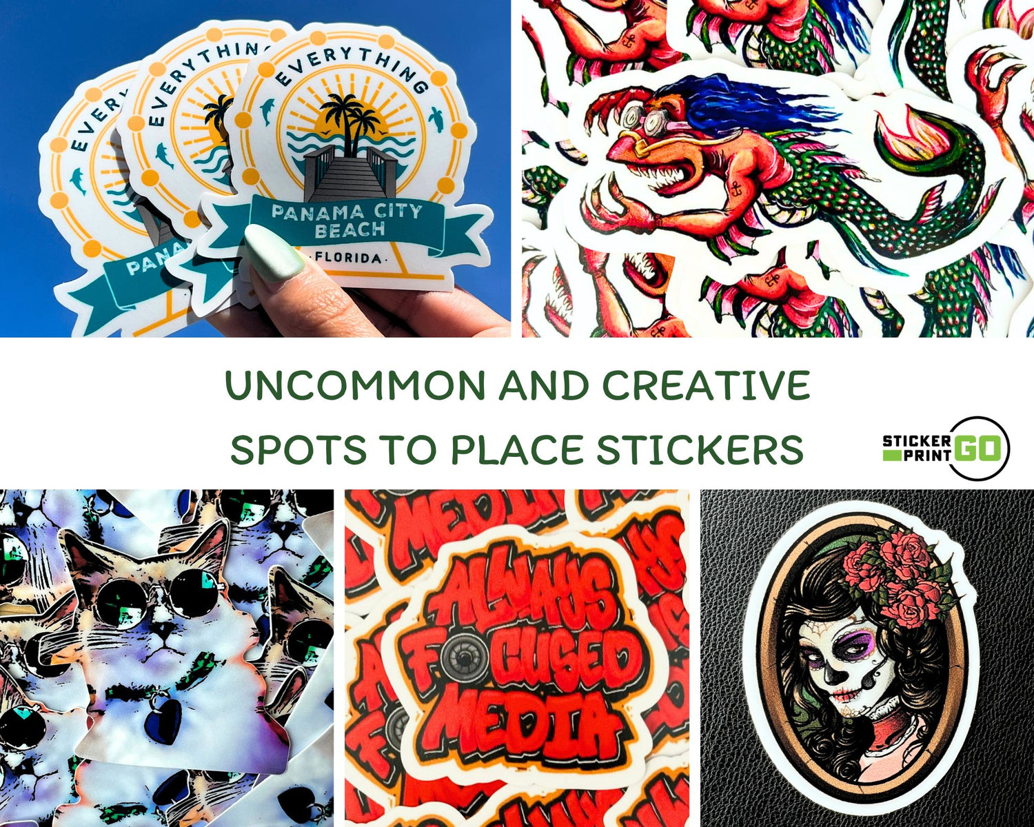 Uncommon and Creative Spots to Place Stickers – StickerPrintGo