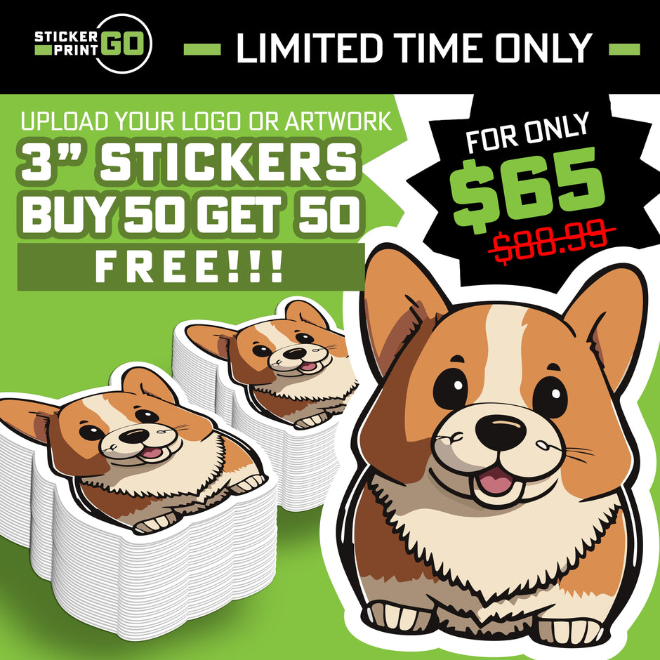 Sticker Deals - Die-Cut, Circle and Square Stickers – StickerPrintGo