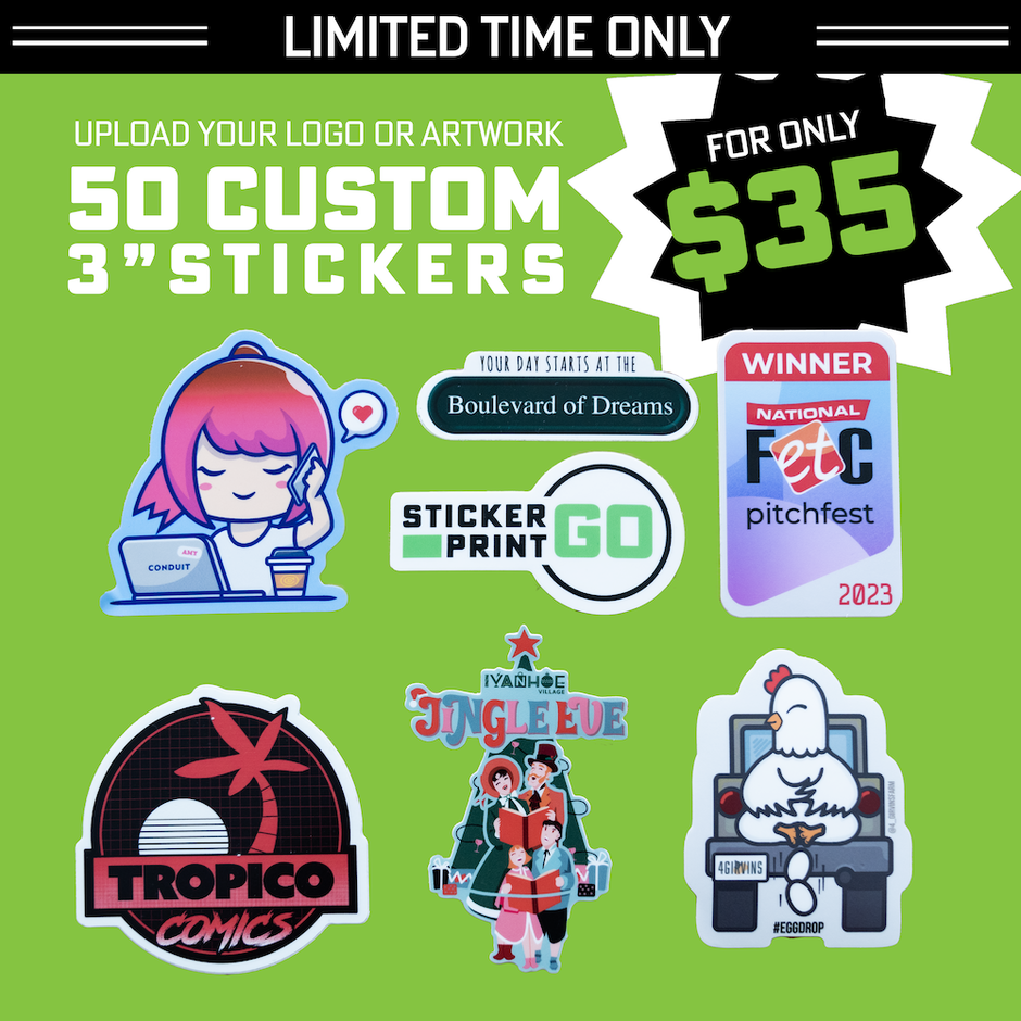 Sticker Deals - Die-Cut, Circle and Square Stickers – StickerPrintGo